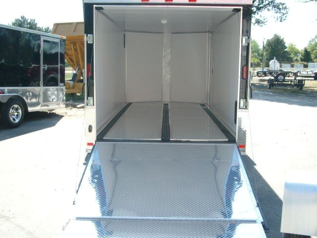 Buy & Sell New & Used Trailers 7x16 black enclosed cargo motorcycle ...