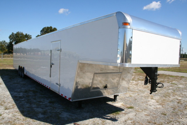 Buy & Sell New & Used Trailers 8.5X52 ENCLOSED GOOSENECK CAR HAULER ...