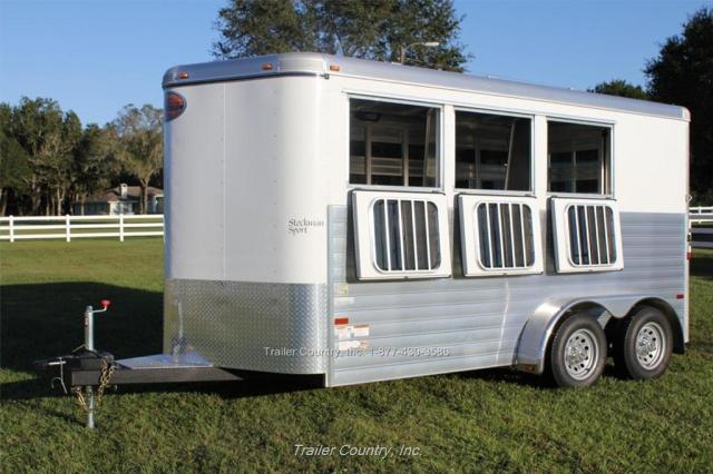 Buy & Sell New & Used Trailers 3 Horse Slant Load Bumper Pull Aluminum ...