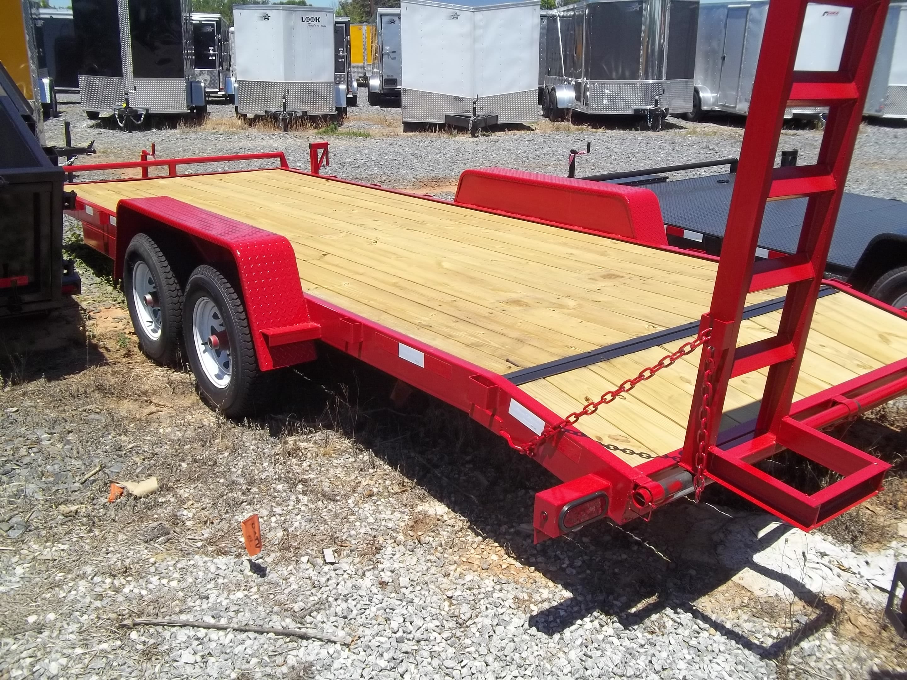 Buy & Sell New & Used Trailers 20ft 10,000# equipment bobcat trailer ...
